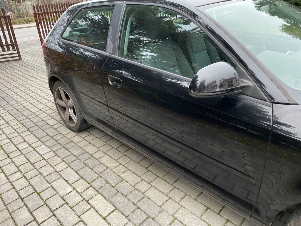 DRZWI PRAWE PRAWY PRZÓD AUDI A3 8P LIFT 3 DRZWI 3D - 12906343341 - oficjalne archiwum Allegro