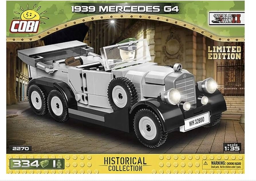 Cobi Historical Collection 2270 1939 Mercedes G4 limited edition ...