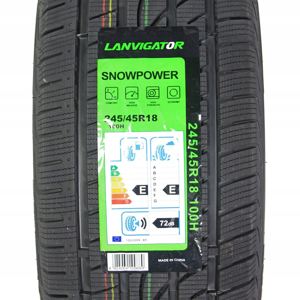 Opona LANVIGATOR Snowpower 245/45R18 Zimowe - 11567843202 - oficjalne archiwum Allegro
