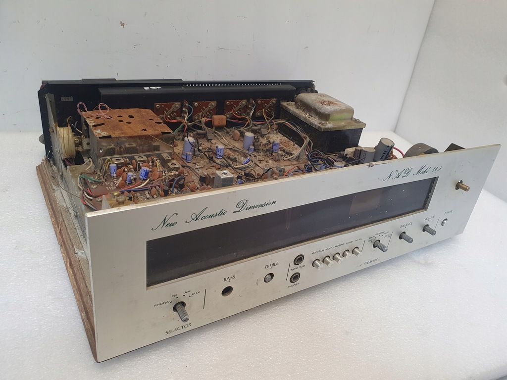 Amplituner NAD MODEL 140 NA CZĘŚCI BCM - 11489658254 - oficjalne ...