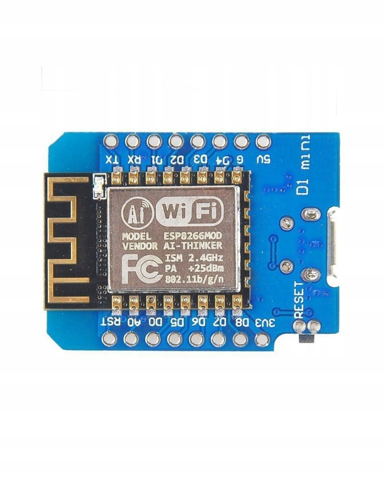 Moduł WiFi Wemos D1 mini ESP8266 - 13821167938 - oficjalne archiwum Allegro