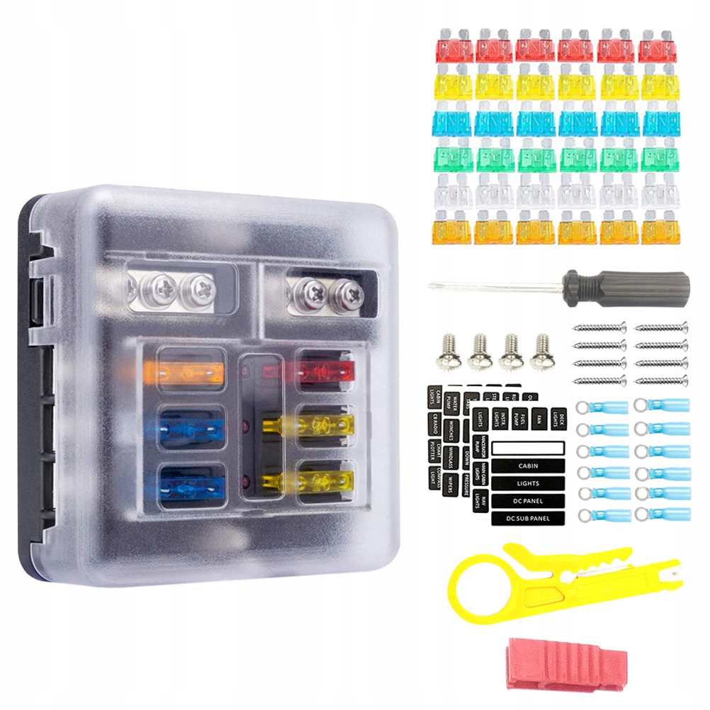 4-Way Fuse Box Automotive Fuses 6- Block Car - 14300154198 - oficjalne ...