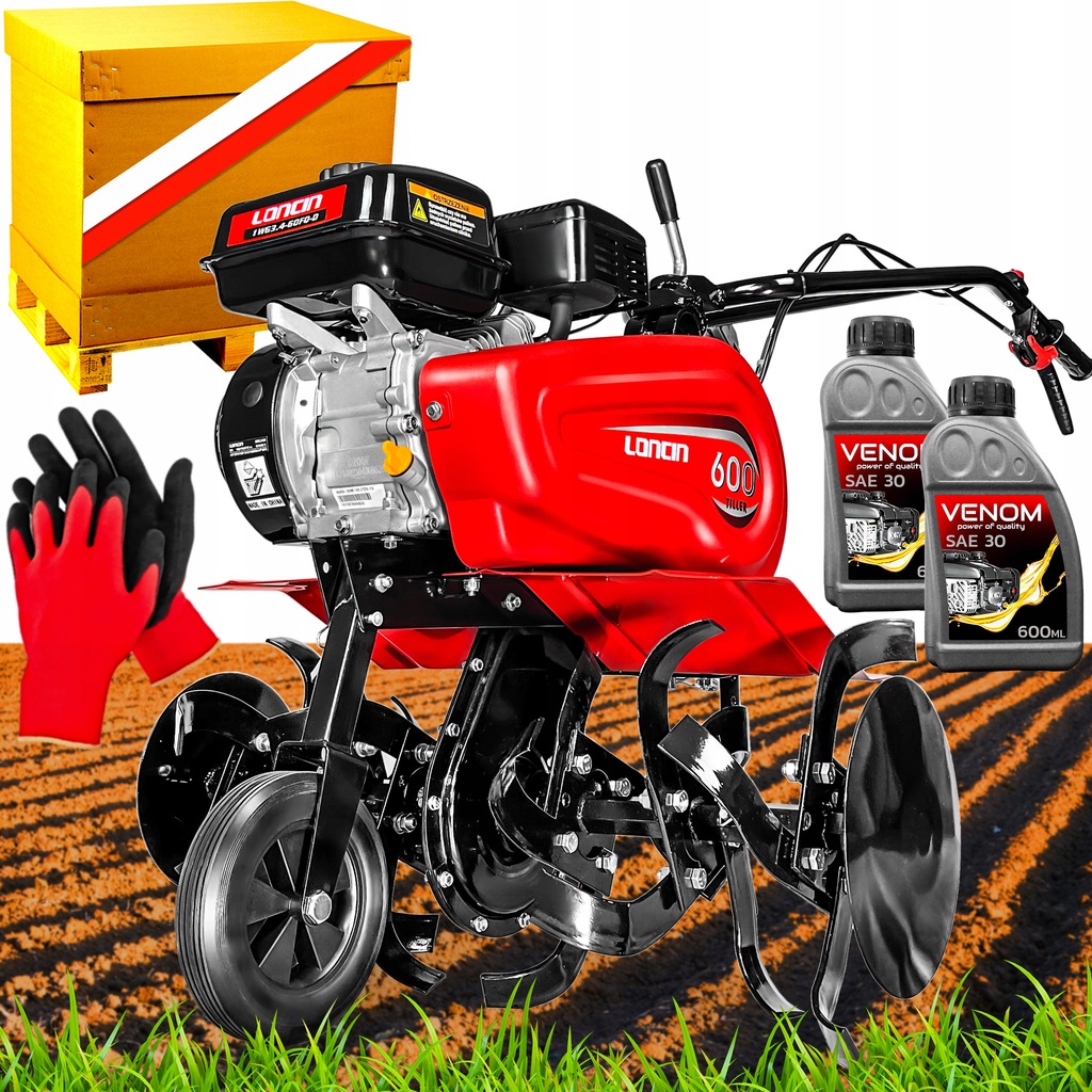 GLEBOGRYZARKA SPALINOWA LONCIN 8KM DZIK TURBO TALERZE STABILIZ. 2xOLEJ XXXL - 16670976464 ...