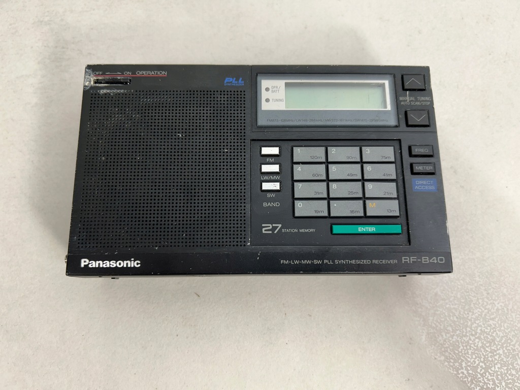 Radio wielozakresowe globalne Panasonic RF-B40 - 13663150825 ...