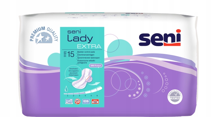 Wkładki podpaski na nietrzymanie moczu Seni - 8340032299 - oficjalne ...