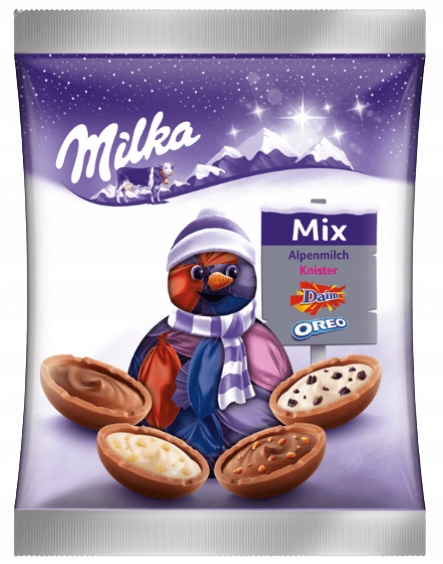 MILKA KULE MIX CUKIERKI SMAKÓW ŚWIĘTA 132g - 12844940963 - oficjalne archiwum Allegro