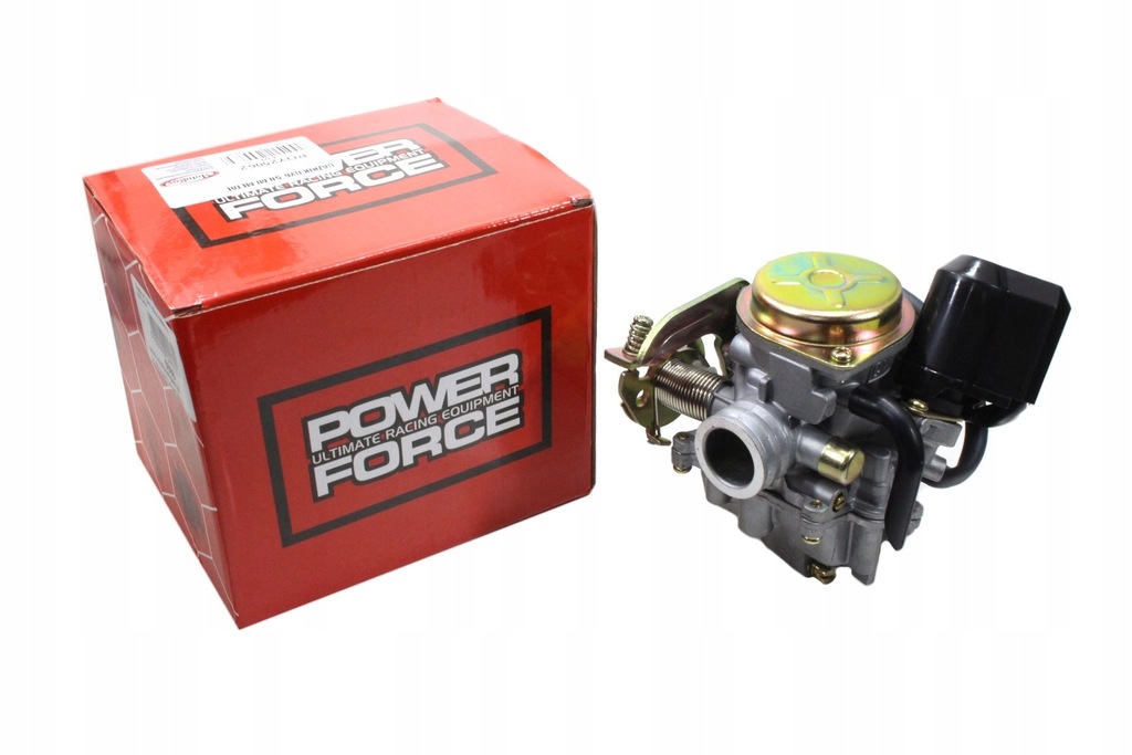 GAŹNIK GY6-50 SKUTER 4T POWER FORCE METAL - 13677765935 - oficjalne archiwum Allegro