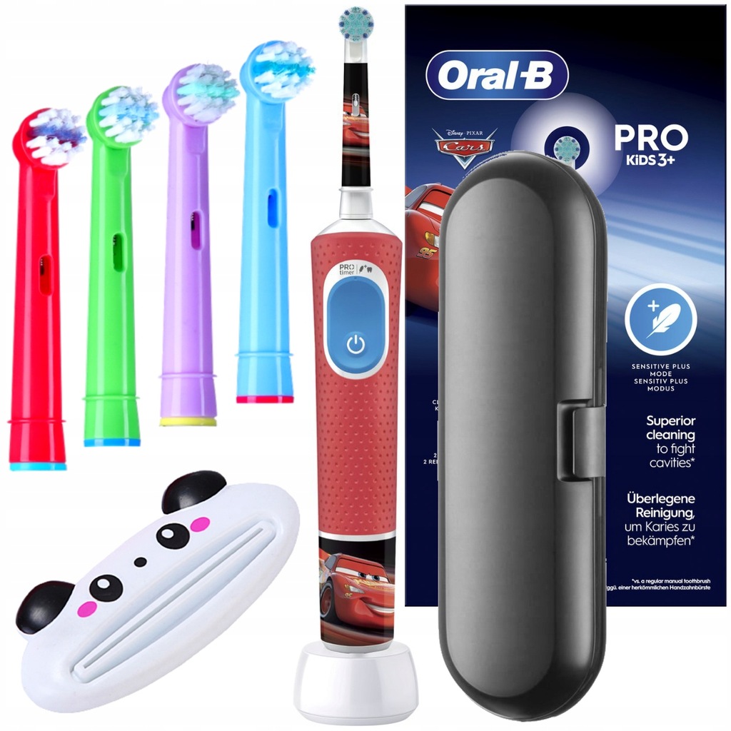 Szczoteczka Elektryczna dla Dzieci Oral-B Vitality Pro D103 Kids Auta Etui - 14637809084 ...