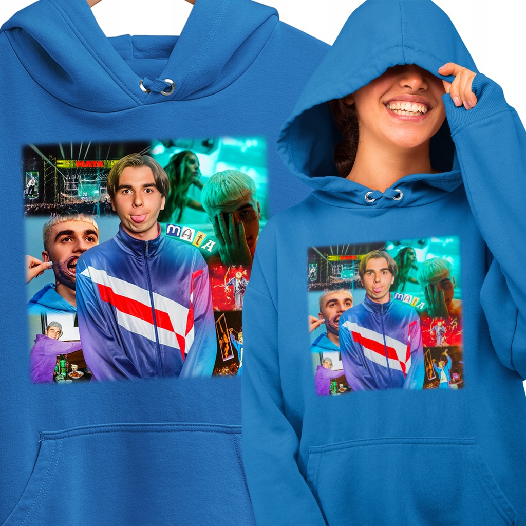 GRUBA BLUZA UNISEX 280g MATA RAP PREZENT URODZINY - 11342511390 ...