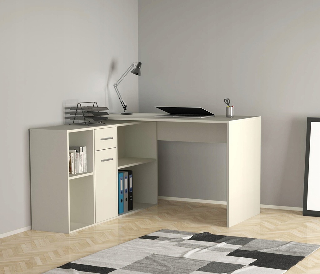 Biurko komputerowe DINO narożne rogowe białe - 12013817931 - oficjalne ...