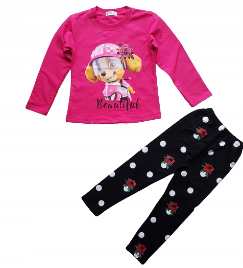 Komplet dla dziewczynki ocieplany Psi Patrol r 116 - 12852874806 ...
