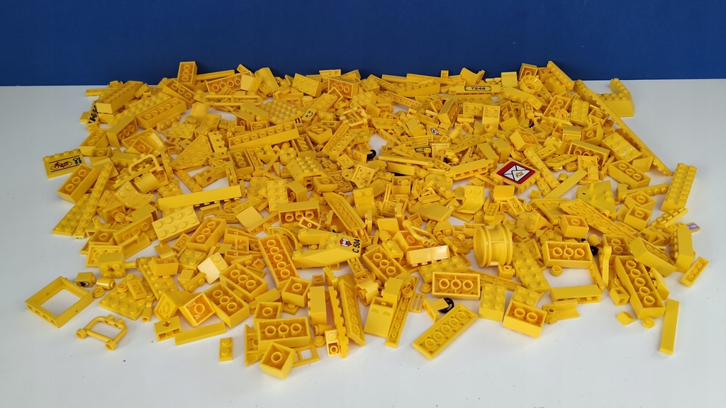 Lego Mix Klocków Żółte 600g 0,6kg NR R93 - 14276545280 - oficjalne archiwum Allegro