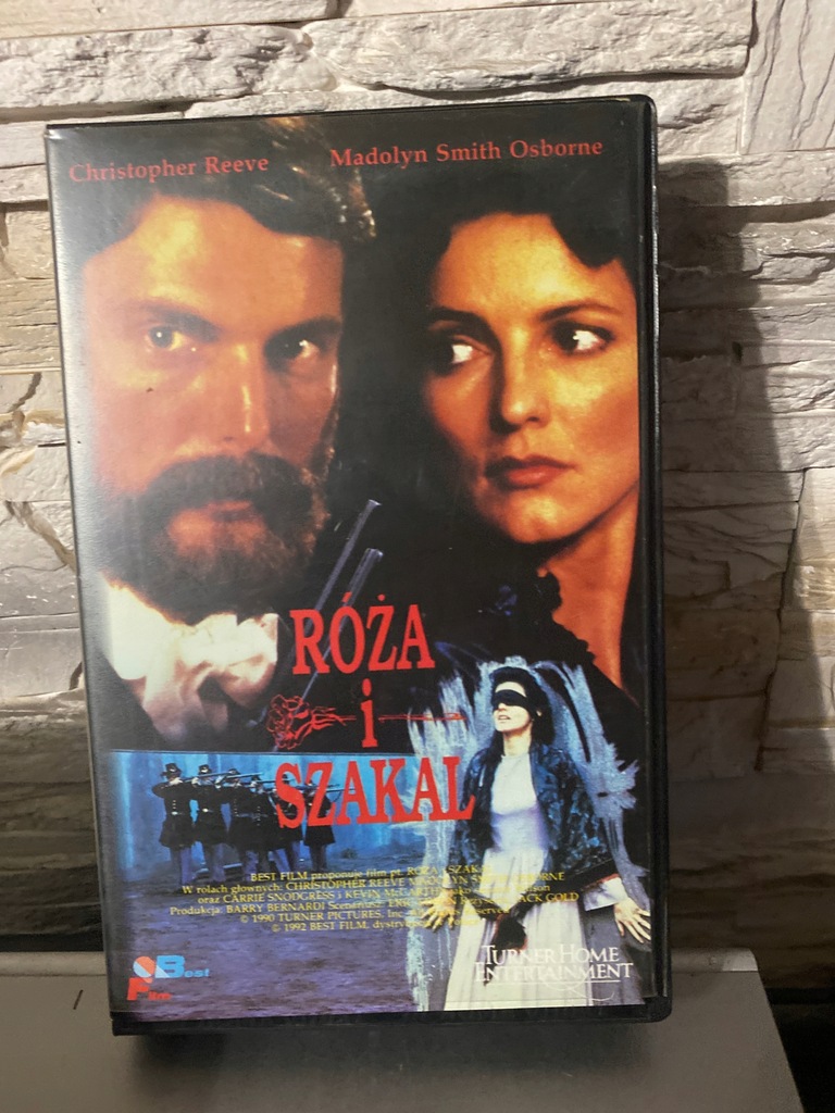 Róża i Szakal VHS Ch. Reeve - 14204313703 - oficjalne archiwum Allegro
