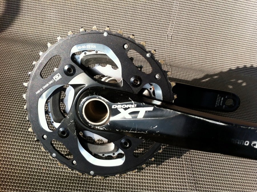 Korba Shimano Deore XT FC-M782 3x10 ramiona 175mm - 8203581451 - oficjalne archiwum Allegro