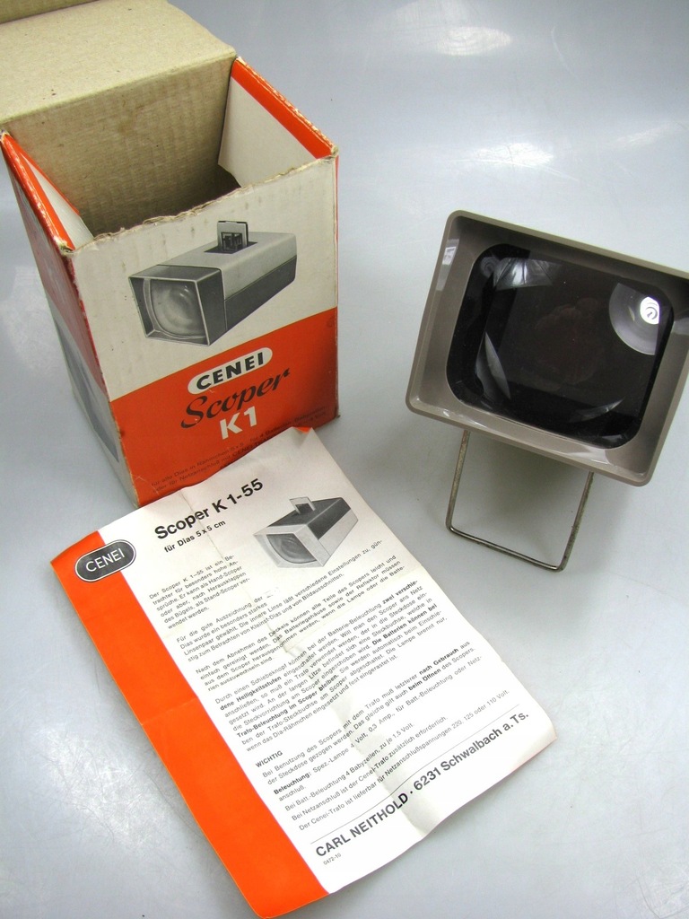 CENEI SCOPER K1 - podświetlana przeglądarka do slajdów - 14982196118 ...