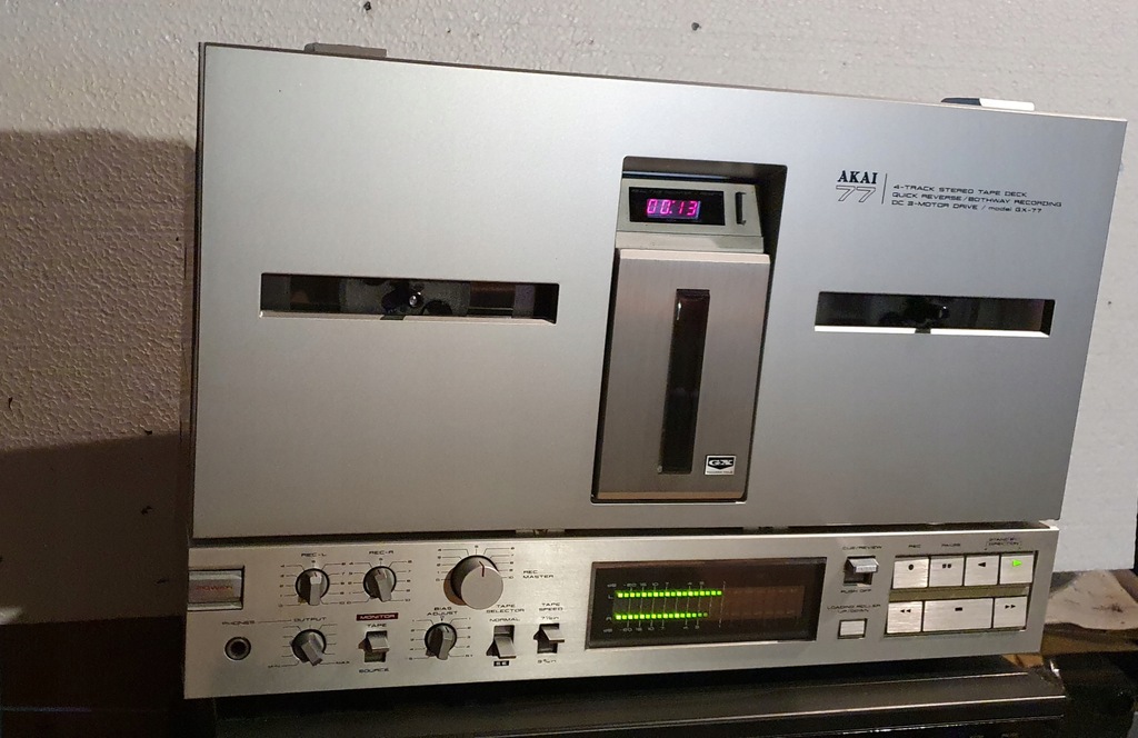 Magnetofon szpulowy AKAI GX-77 + manual - 11809735471 - oficjalne archiwum Allegro