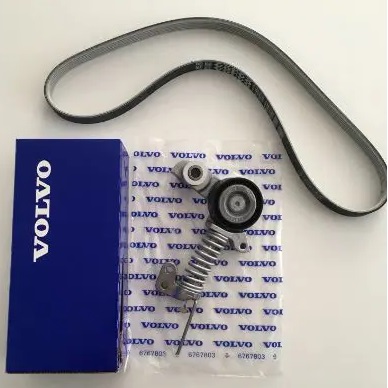 ZESTAW PASEK + NAPINACZ 31480361 VOLVO ORYGINALNY - 12384153333 ...
