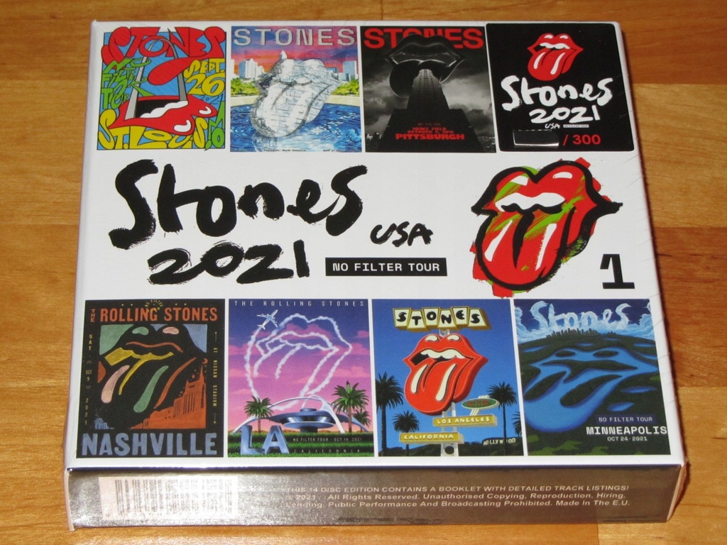 ROLLING STONES 'USA 2021 NO FILTER TOUR' BOX 14CD - 12488203159 ...