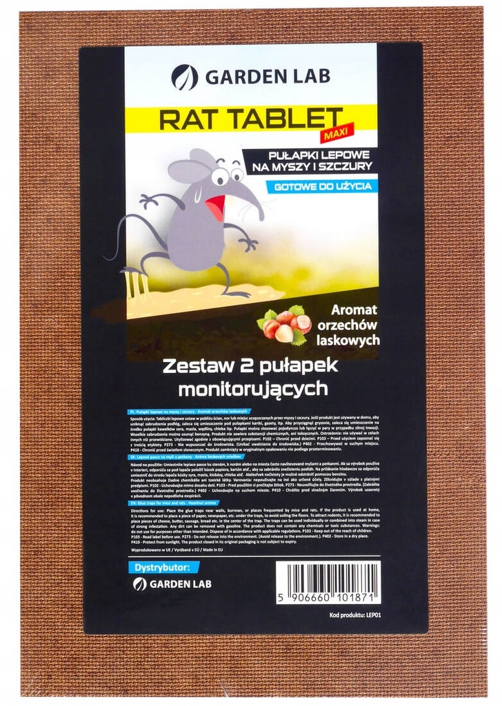 Rat Tablet Maxi - na myszy i szczury Garden Lab - 12519872870 ...