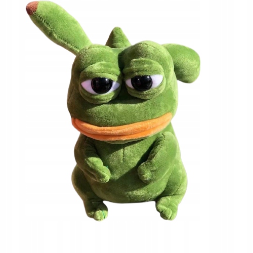 MASKOTKA SMUTNA ŻABA SAD PEPE MEM PIKACHU POKEMON - 12591798063 ...