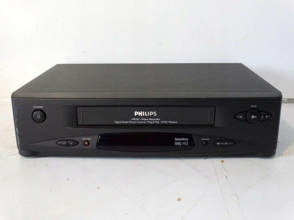 PHILIPS VR101 - MAGNETOWID VHS - - 13345498039 - oficjalne archiwum Allegro