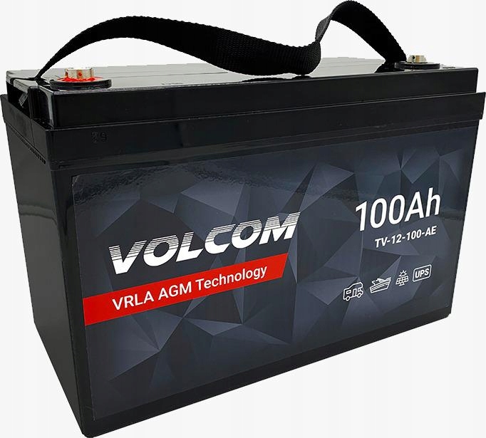 AGM AKUMULATOR UPS 12V 100Ah BEZOBSŁUGOWY - 12592918555 - oficjalne archiwum Allegro