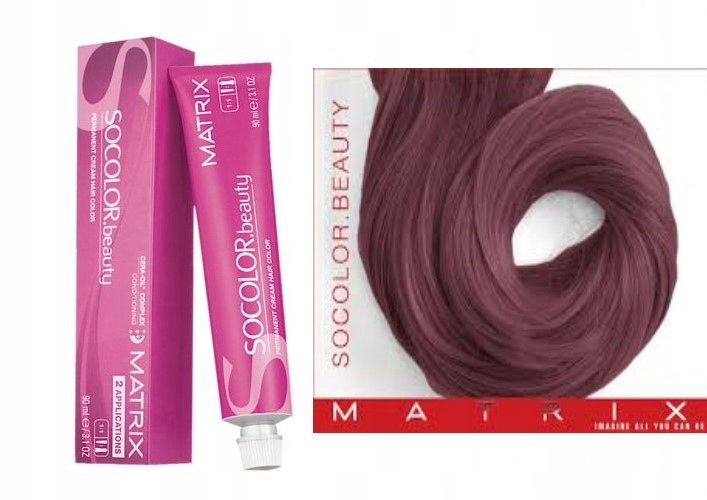MATRIX Farba do włosów SOCOLOR beauty 90ml 5R - 13779060788 - oficjalne ...