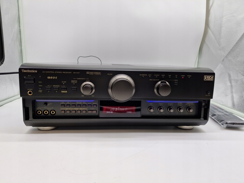 Technics SA-AX7 Amplituner Sprawny + Pilot Topowy - 12128975905 ...