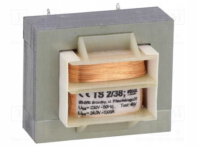 TS2/38 24V 0,06A transformator sieciowy - 7790568837 - oficjalne archiwum Allegro