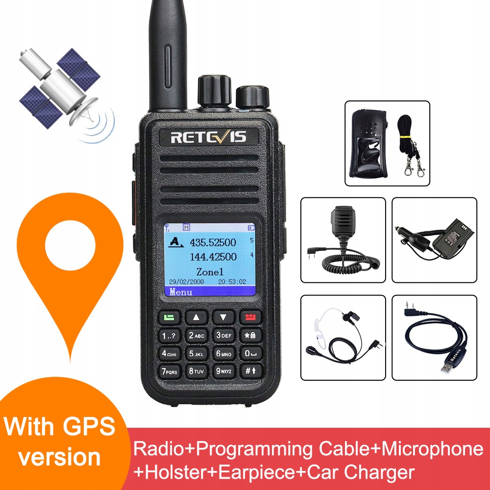 Retevis RT3S DMR Digital Walkie Talkie Ham Radio - 14129341638 ...