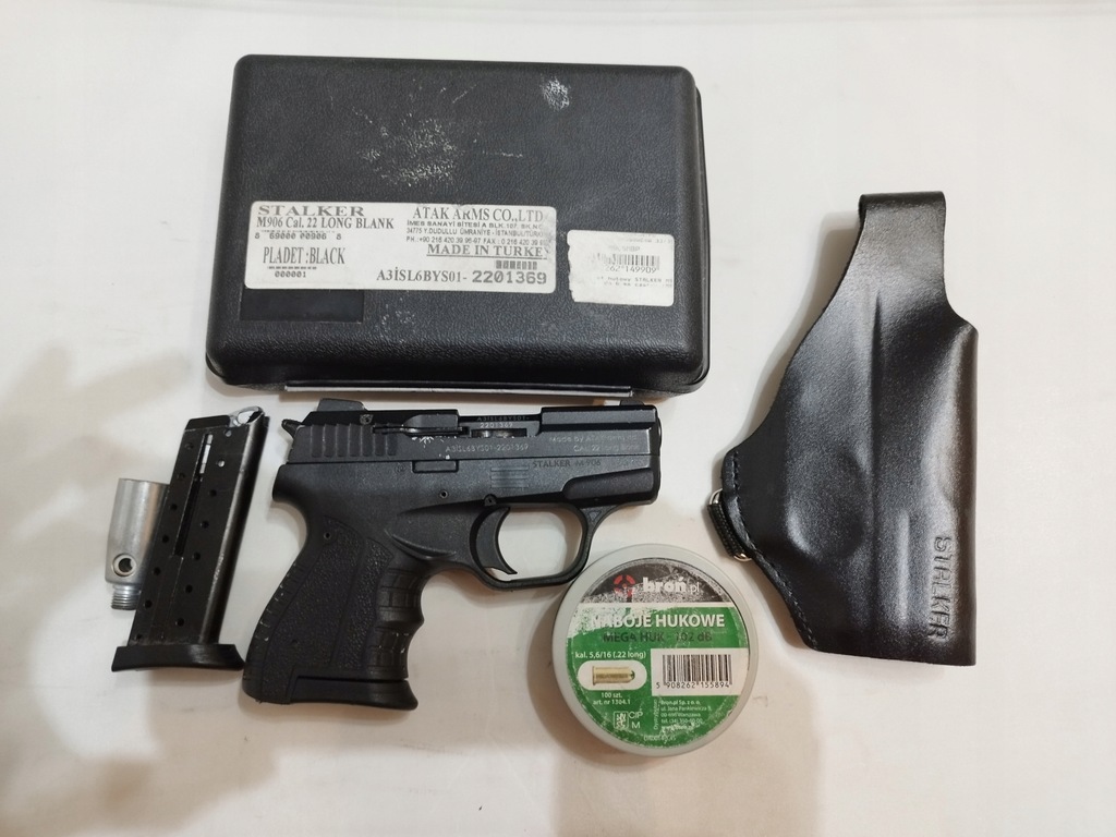 Pistolet hukowy STALKER M906 czarny kal. do 6 mm - 13330670535 ...