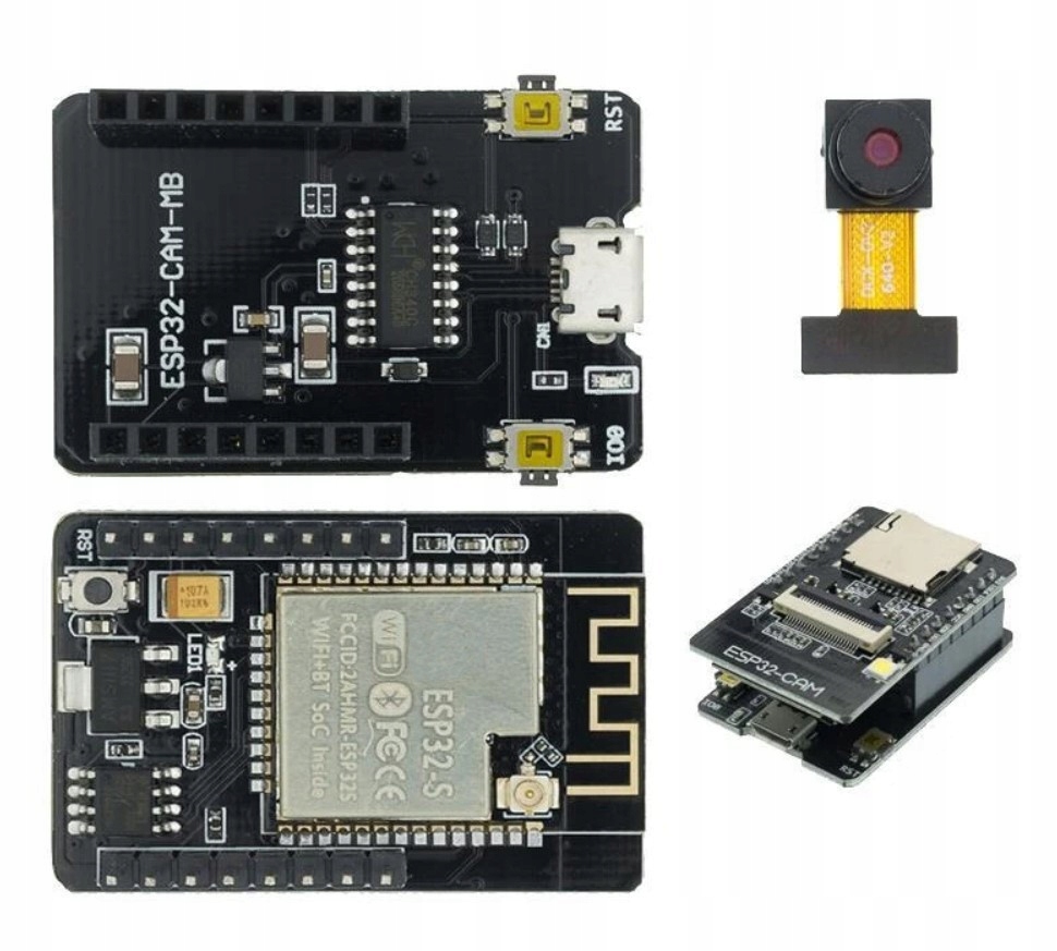 ESP32-CAM, WiFi kamera Bluetooth ESP32 + adapter - 13401785468 ...