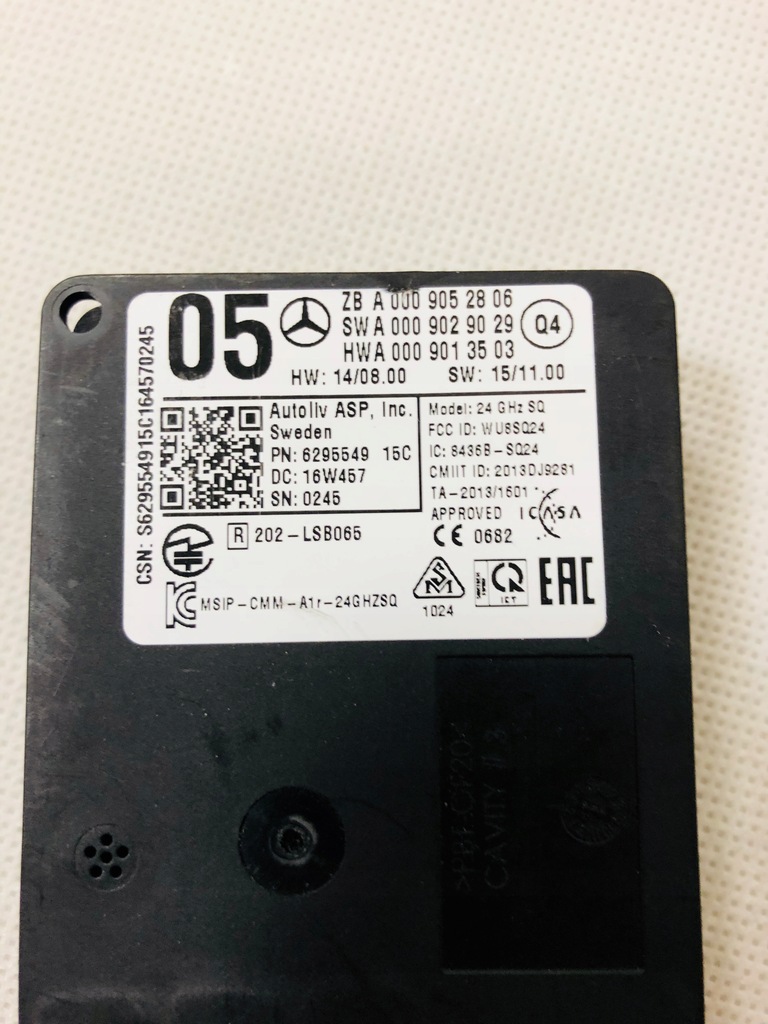 RADAR MODUŁ MERCEDES A0009052806 ML GL GLE 166 GLC - 7433575755 ...