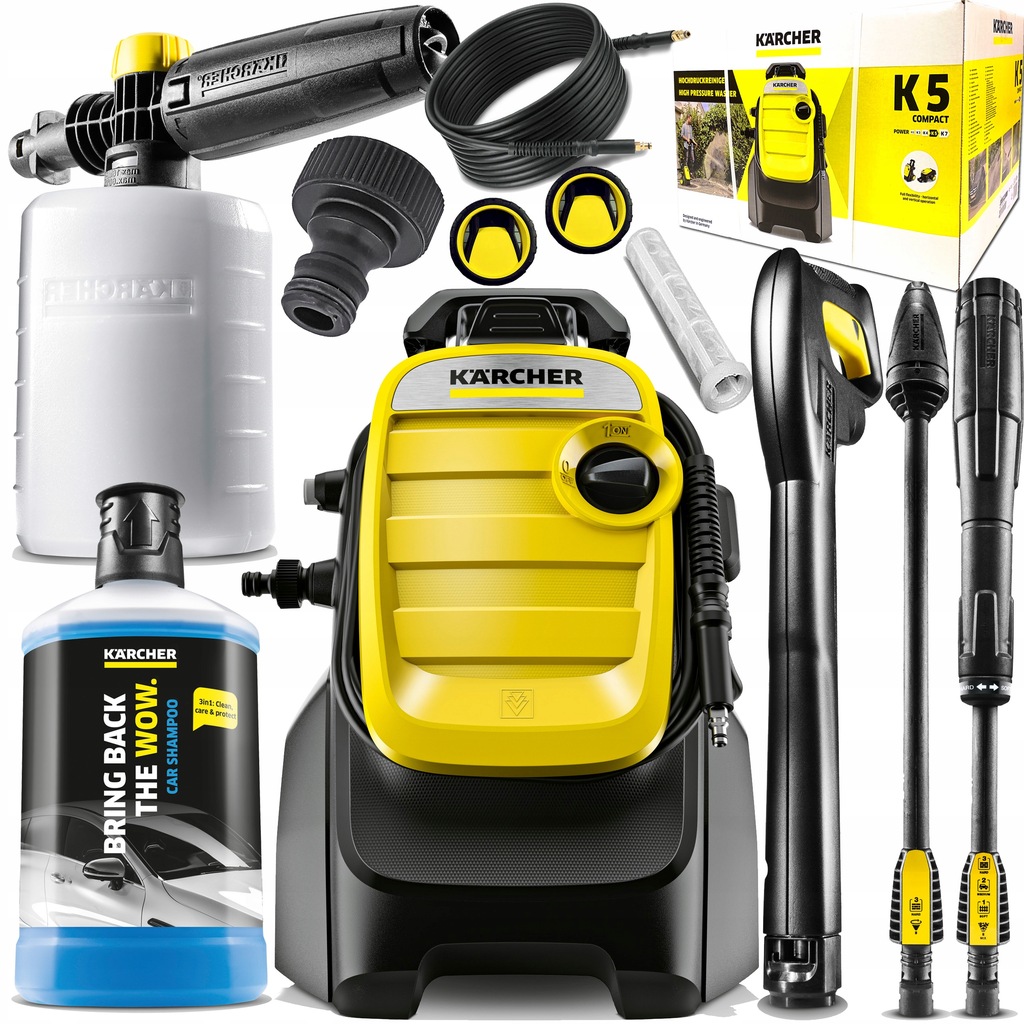 KARCHER K5 COMPACT MYJKA CIŚNIENIOWA 2100W + FJ 6 - 10665928687 - oficjalne archiwum Allegro