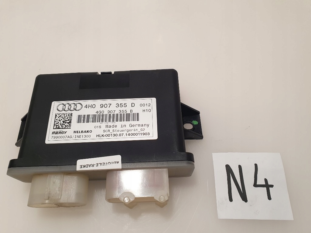 AUDI A4 A5 B8 A6 MODUŁ STEROWNIK ADBLUE 4H0907355D - 13584451099 - oficjalne archiwum Allegro