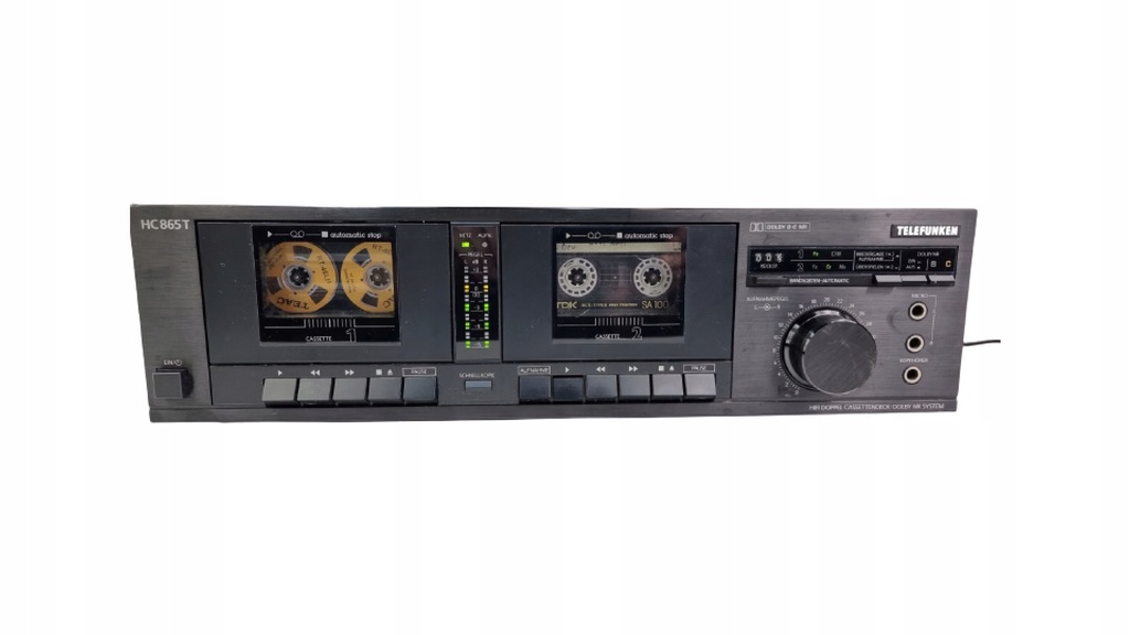magnetofon Telefunken Cassette Deck HC 865T - 13356290597 - oficjalne ...