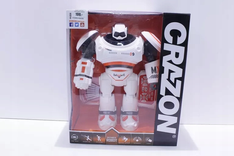 ROBOT CRAZON DEFENDER S RC039 - 12120029979 - oficjalne archiwum Allegro