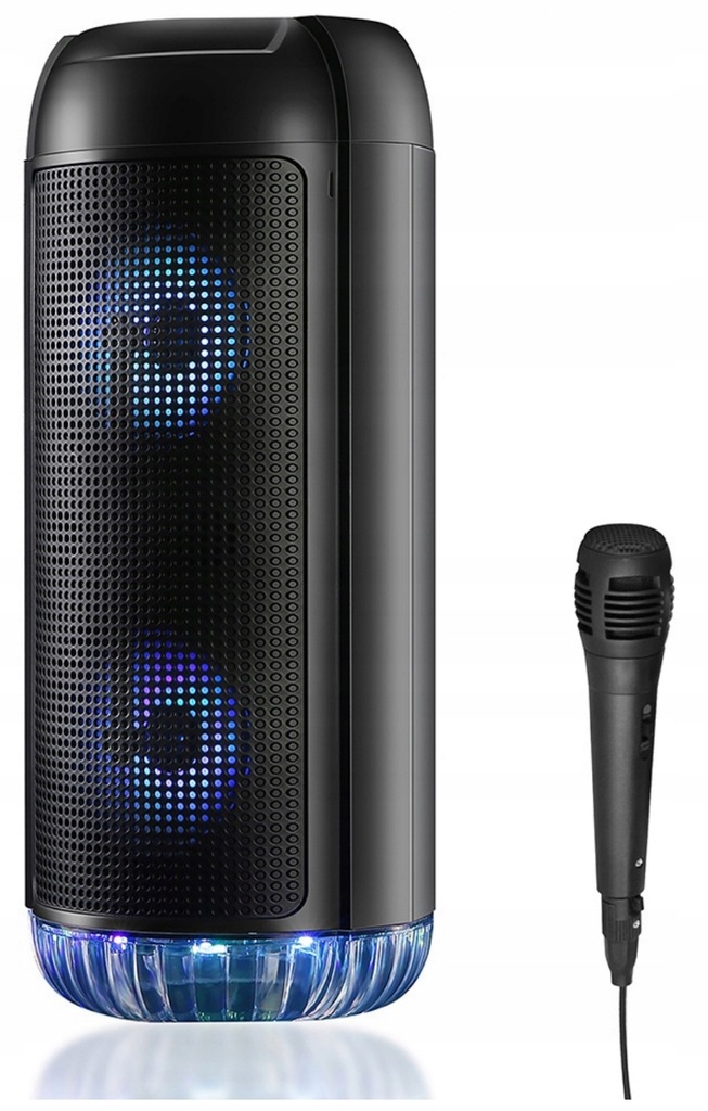 Głośnik Bezprzewodowy BOOMBOX BT RGB FM Karaoke - 11713183670 ...