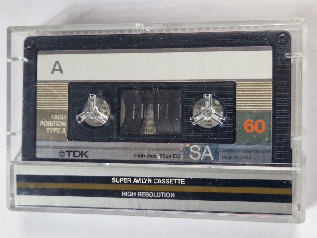 Kaseta magnetofonowa TDK SA 60 - 14522254037 - oficjalne archiwum Allegro