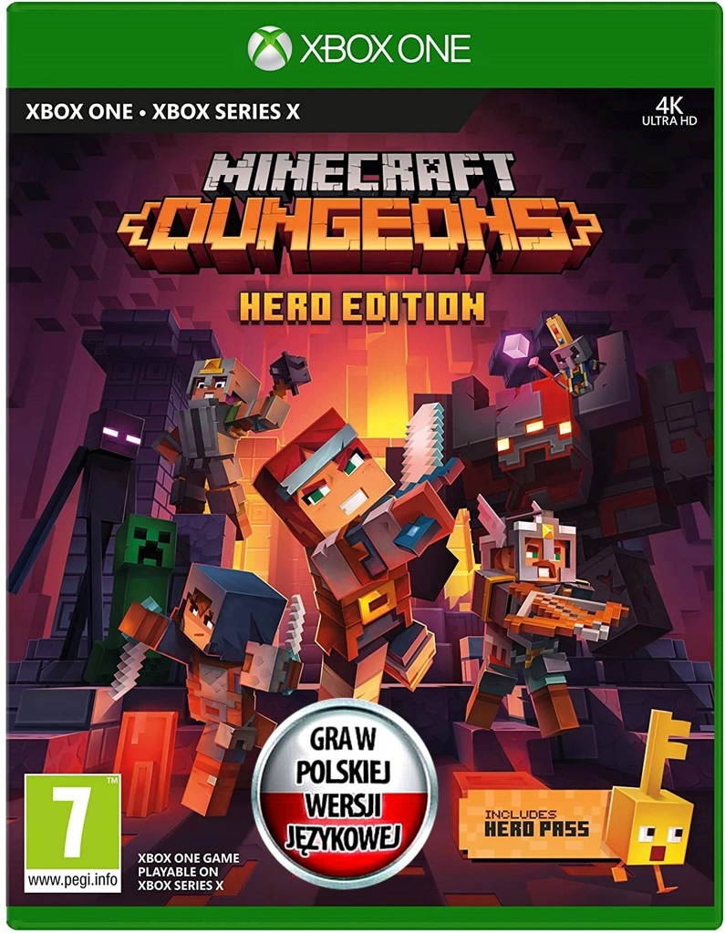 MINECRAFT DUNGEONS HERO EDITION +DLC PL PŁYTA - 11650593002 - oficjalne ...