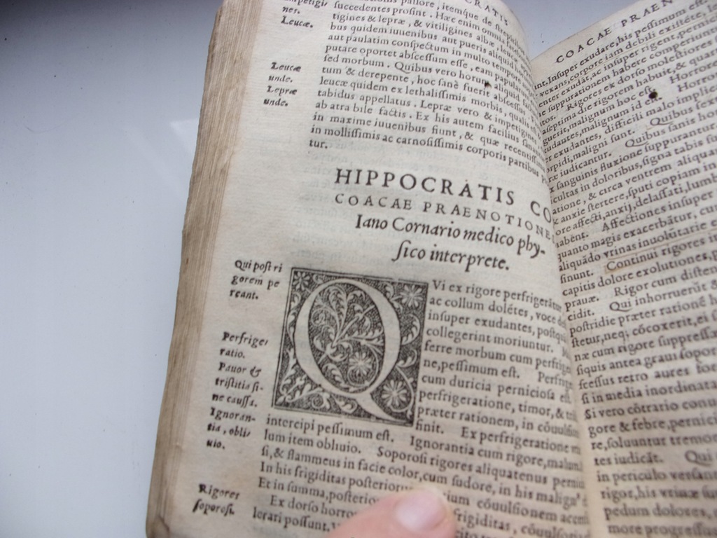 Hippocratis Coi medicorum liber praenotionum 1553 - 13011163574 ...
