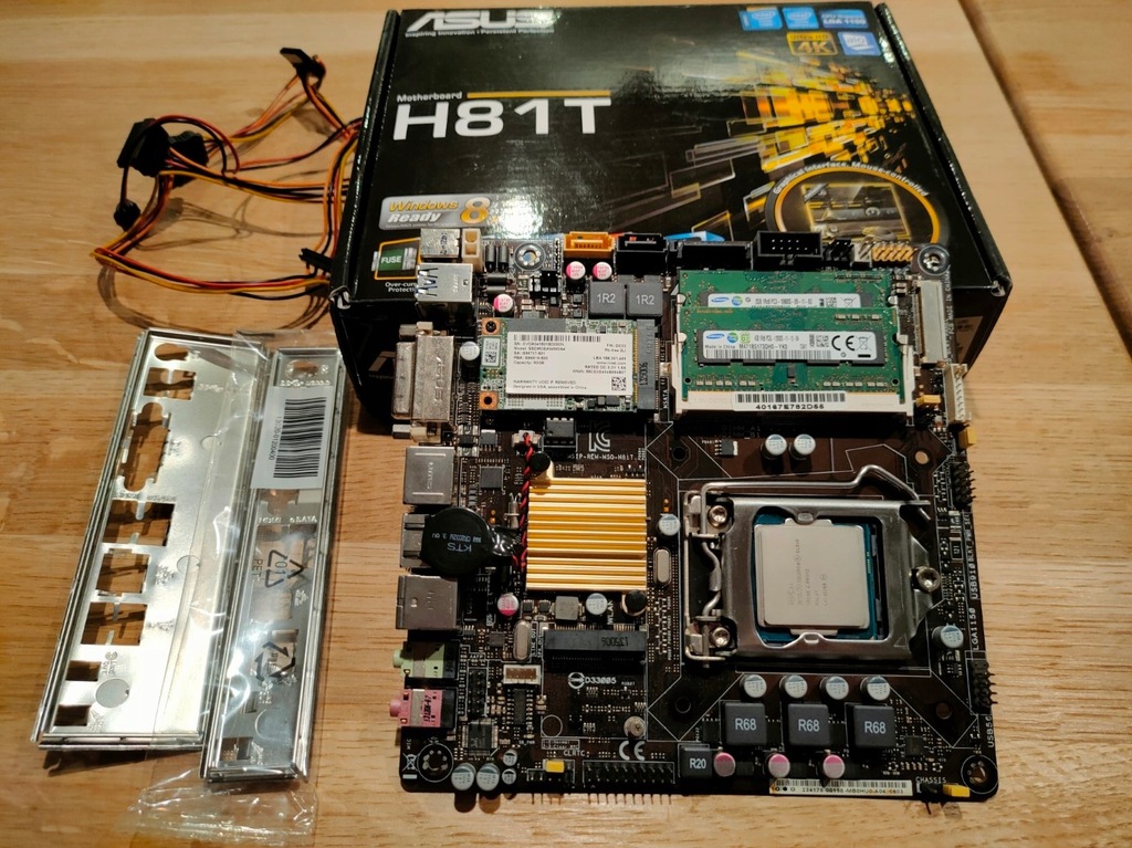 Asus H81T Thin ITX + G1840/6GB/80GB/130W (np. NAS) - 11117208559 ...