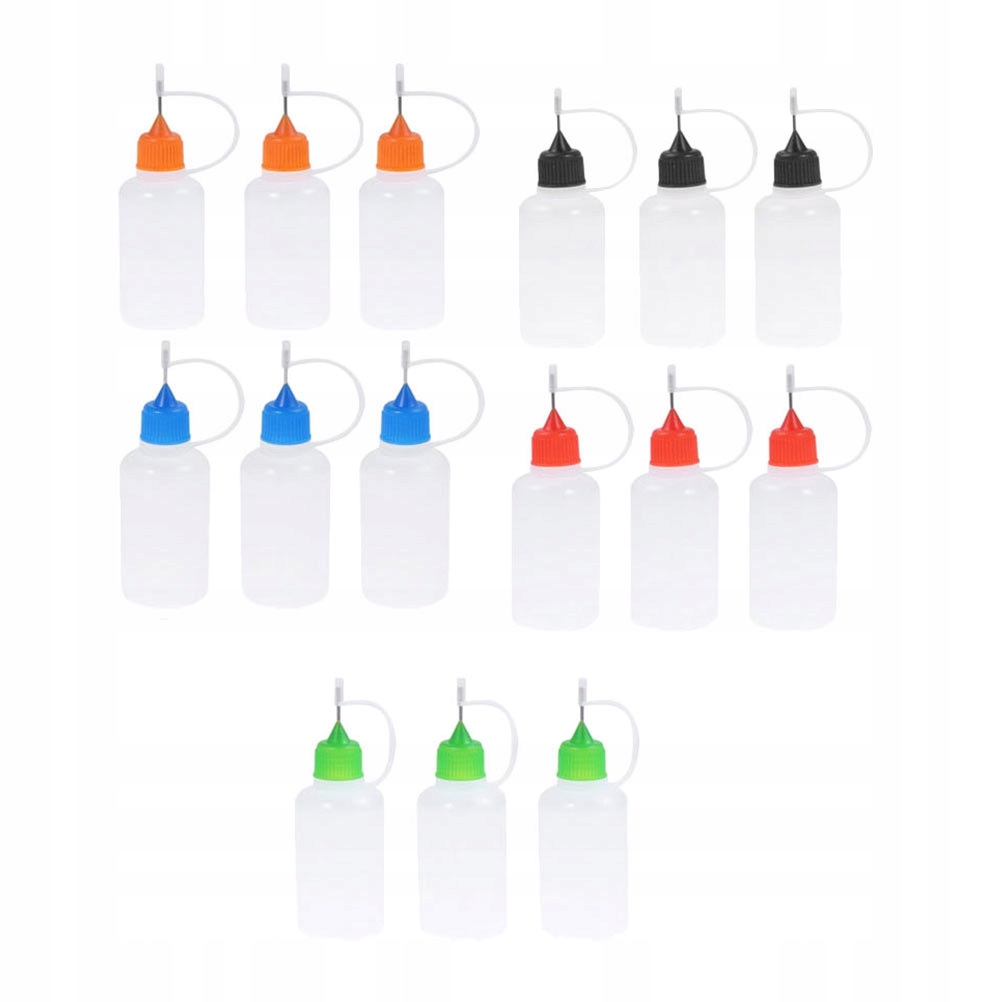 INK DROPPER BOTTLES NEEDLE TIP GLUE APPLICATOR - 14620196833 ...
