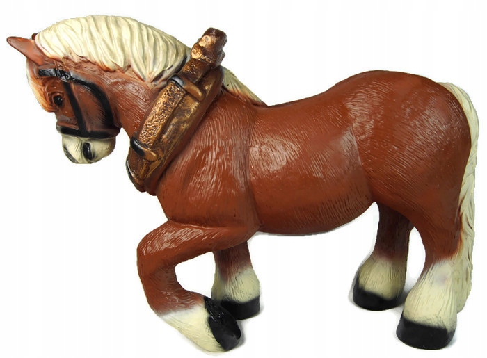 Koń z homonto średni brązowy - Figurka Ogrodowa - 8119556607 ...