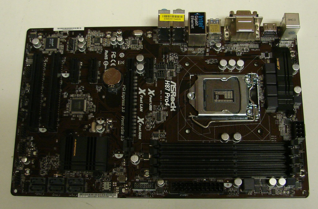 PŁYTA GŁÓWNA - ASROCK H87 PRO4 - Nie włącza się - 11839804574 ...