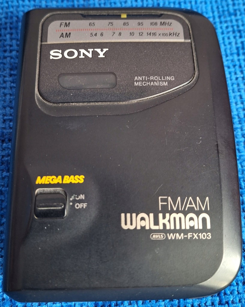 Walkman SONY WM-FX103 z radiem Uszkodzony - 14058209600 - oficjalne archiwum Allegro