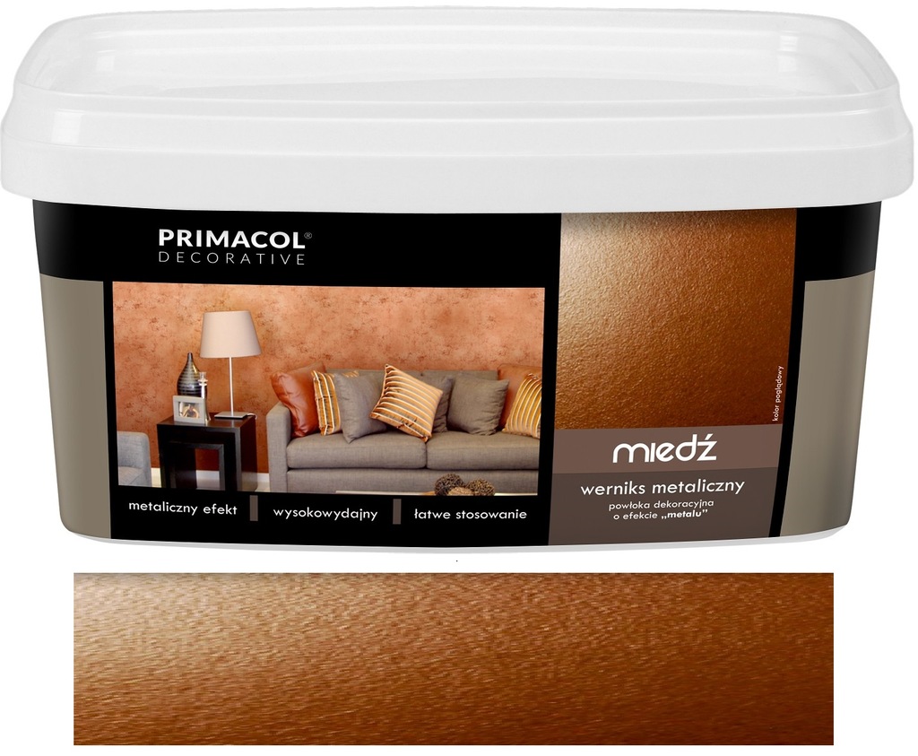 PRIMACOL WERNIKS METALICZNY MIEDŹ 1L - 11795581845 - oficjalne archiwum ...