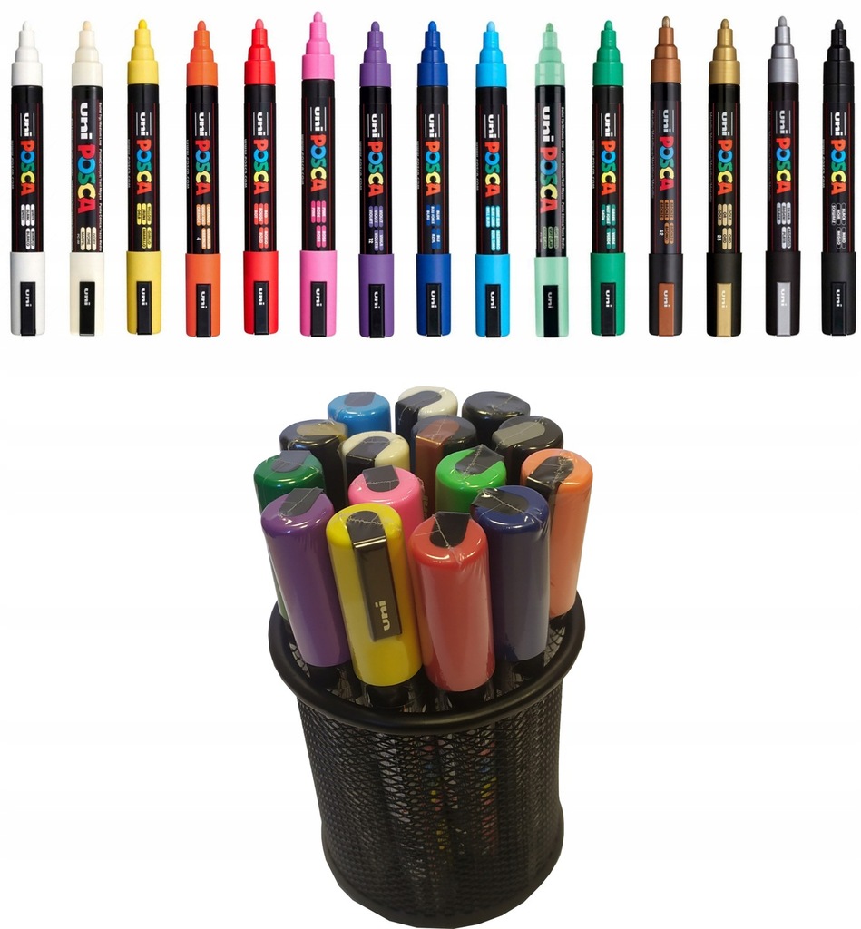Zestaw Markerów UNI POSCA PC-5M Zestaw 15szt - 12767129470 - oficjalne ... Zestaw Markerów UNI POSCA PC-5M Zestaw 15szt - 12767129470 - oficjalne ...