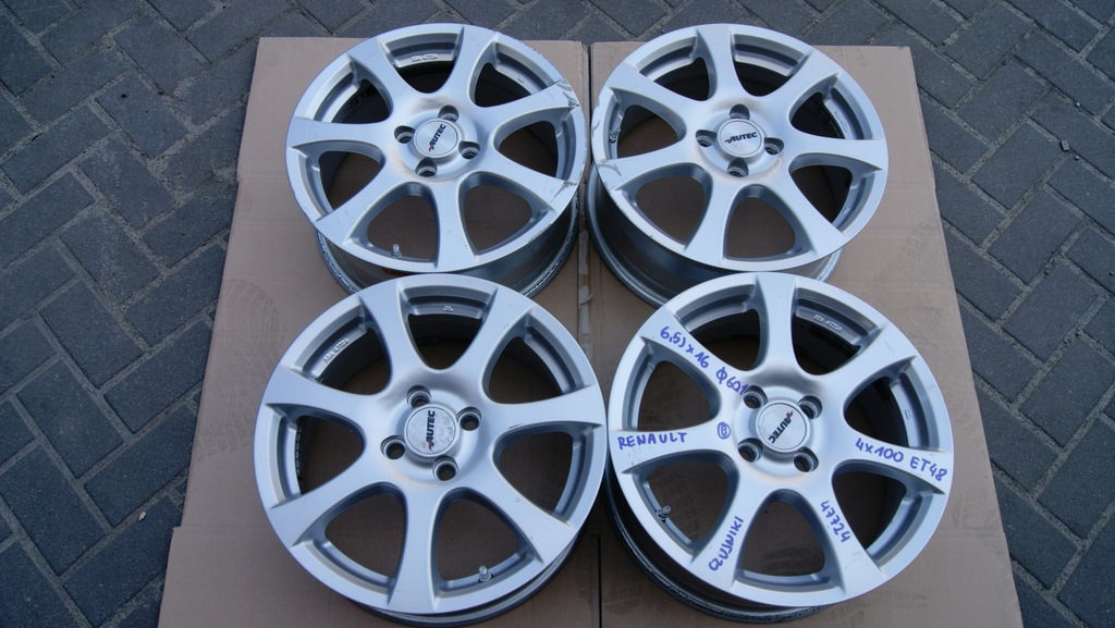 FELGI ALUMINIOWE ALUTEC RENAULT 4X100X16 ET 48 - 13703429559 ... FELGI ALUMINIOWE ALUTEC RENAULT 4X100X16 ET 48 - 13703429559 ...