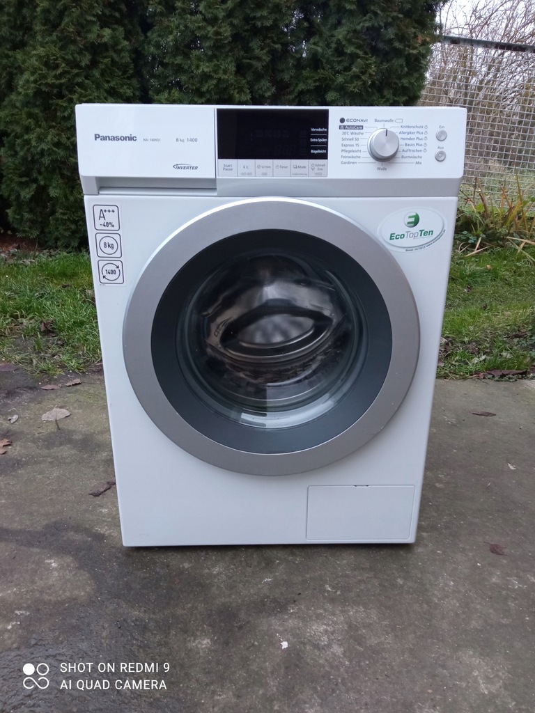 PRALKA PANASONIC NA-148XS1 8KG 1400RPM C - 11508549488 - oficjalne ...